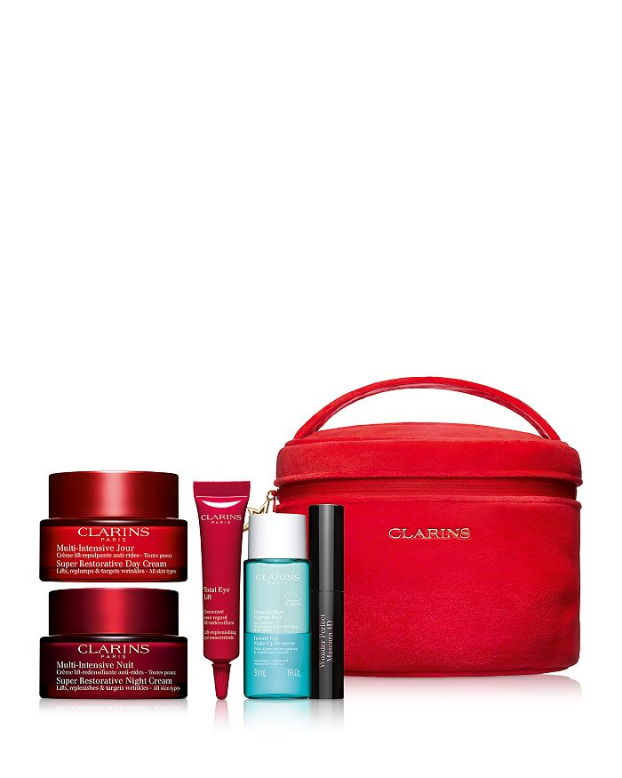 Clarins Limited Edition Super Restorative Luxury Set ($348 value ...