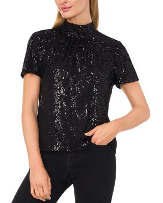 CeCe Sequined Top | Bloomingdale's