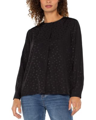 Liverpool Los Angeles Popover Woven Blouse | Bloomingdale's