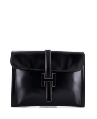 Pre-Owned Hermes GM Jige Clutch Box Calf | Bloomingdale's
