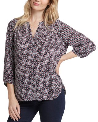 Click here for Nydj Plus Pintuck-Back Blouse prices