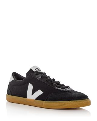 Click here for Veja Mens Volley Lace Up Canvas and Leather Sneake... prices