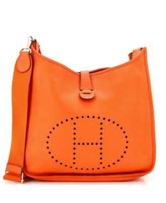 Pre-Owned HERMÈS Pre-Owned Hermes GM Evelyne Bag Gen III Clemence | Bloomingdale's