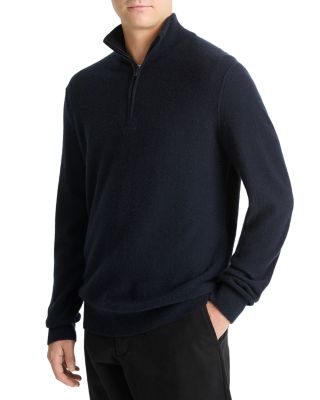 Click here for Vince Thermal Quarter Zip Polo Sweater prices