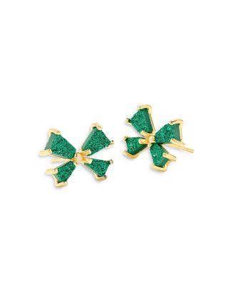 Kendra Scott Blair Drusy Stone Bow Stud Earrings in 14K Gold Plated | Bloomingdale's