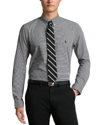 Click here for Polo Ralph Lauren Slim Fit Long Sleeve Poplin Butt... prices