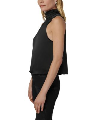 Black Satin Tops - Bloomingdale's