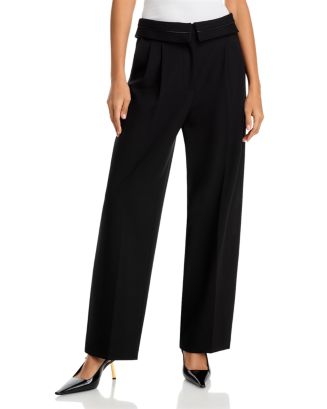 rag & bone Tasha Pleated Ponte Pants | Bloomingdale's