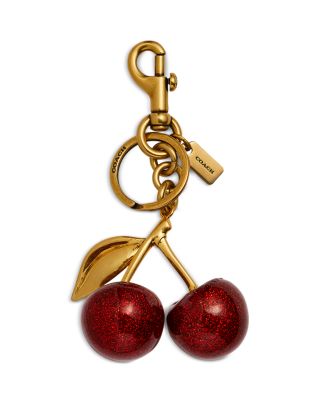COACH Cherry Keychain Bag Charm | Bloomingdale's
