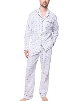 Petite Plume Happy Hanukkah Cotton Twill Printed Pajama Set ...