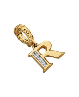 Click here for David Yurman 18K Gold Amulets Diamond Pave Initial... prices