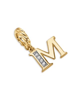 Click here for David Yurman 18K Gold Amulets Diamond Pave Initial... prices