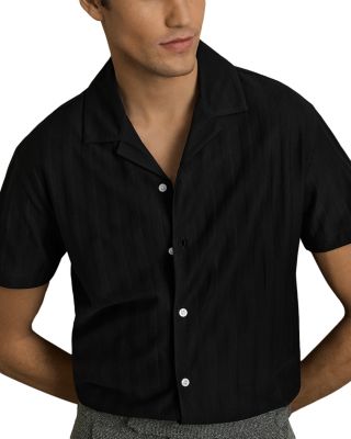 Click here for Reiss Textured Camp Shirt prices