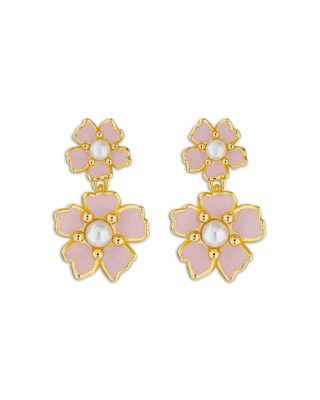 Ted Baker Pettina Painted Flower Drop Earrings | Bloomingdale's