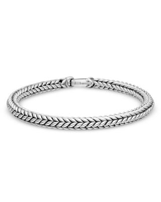 Click here for David Yurman Chevron Bead Bracelet in Sterling Sil... prices