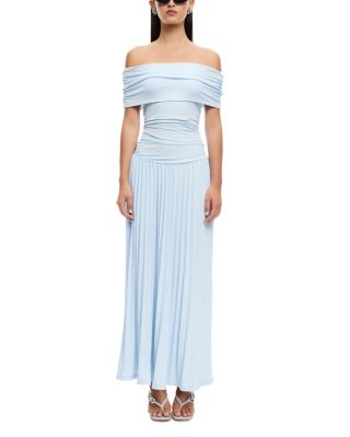 Click here for Lioness Field Of Dreams Off-the-Shoulder Maxi Dres... prices
