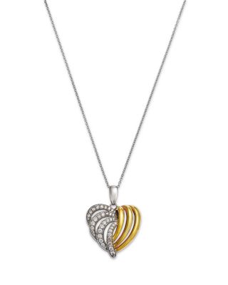 Click here for Bloomingdales Fine Collection Diamond Heart Pendan... prices