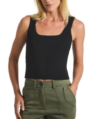 Derek Lam 10 Crosby Sain Ribbed Sweater Tank Top | Bloomingdale's