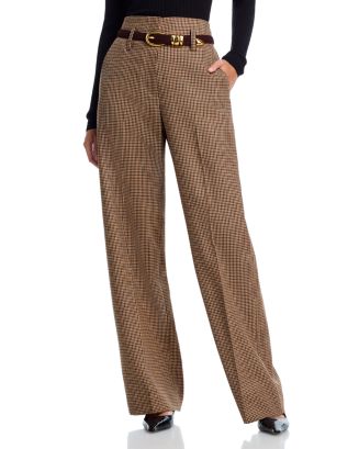 A.L.C. Liam Plaid Wool Pants | Bloomingdale's Women