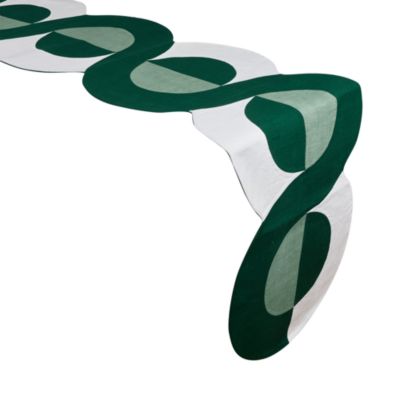 Click here for Misette Bauhaus Embroidered Linen Table Runner prices