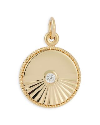 Click here for Bloomingdales Fine Collection Diamond Sunray Medal... prices