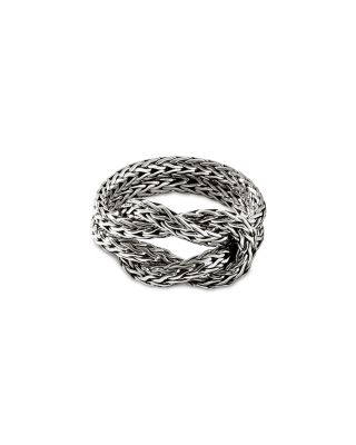Click here for John Hardy Sterling Silver Love Knot Weave Ring prices
