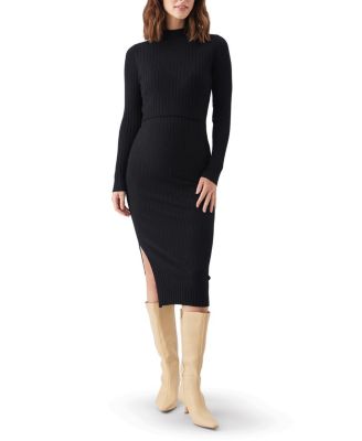 Click here for Ripe Maternity Nella Rib Nursing Knit Dress prices
