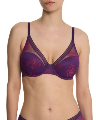 Click here for Natori Womens Love Lace Full Coverage Plunge T-Shi... prices
