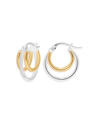 Click here for Aqua 18K Gold-Plated & Sterling Silver Two-Tone Tr... prices