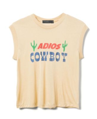 Junk Food Clothing Women's Adios Cowboy Vintage Tissue Tank ...