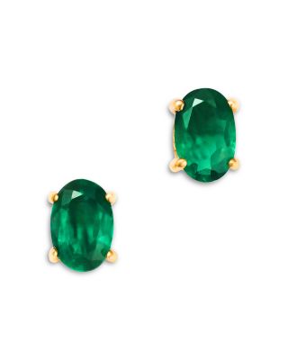Click here for Bloomingdales Fine Collection Oval Stud Earrings i... prices