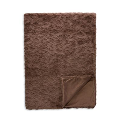 Click here for Hudson Park Collection Sheepskin Faux Fur Throw Bl... prices