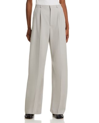 Click here for MM6 Maison Margiela Pleated Straight Leg Pants prices