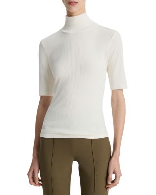Click here for Vince Elbow Sleeve Turtleneck Top prices