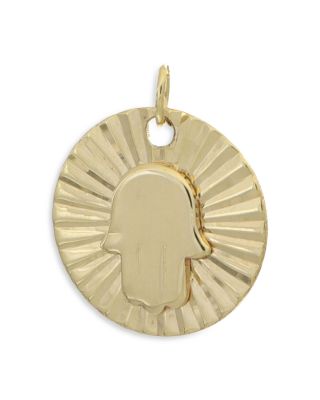 Click here for Bloomingdales Hamsa Hand Charm Pendant in 14K Yell... prices