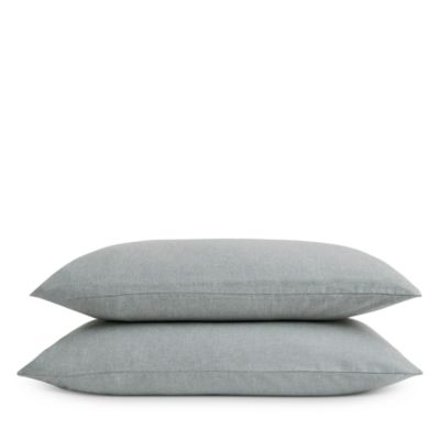 Christy Flannel Marl Solid Standard Pillowcase  Pair