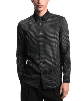 Click here for Emporio Armani Micro Pattern Print Comfort Fit But... prices