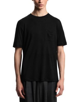 Emporio Armani Lightweight Linen Blend Tee