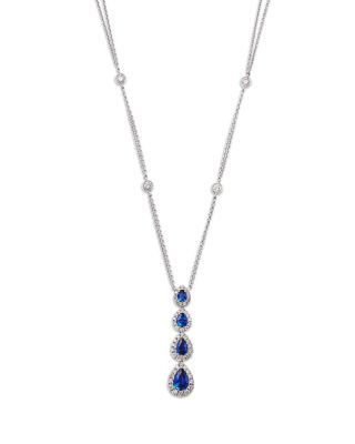 Click here for Bloomingdales Fine Collection Sapphire & Diamond P... prices