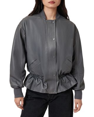 Click here for Allsaints Sofi Leather Bomber Jacket prices