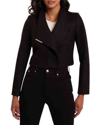 Ted Baker Rosecee Wool Blend Wrap Jacket | Bloomingdale's Women