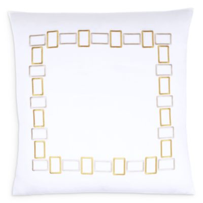 Click here for Frette Bold Bicolor Embroidery Euro Sham prices