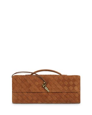 Click here for Bottega Veneta Andiamo Clutch in Suede prices