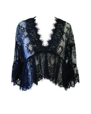 Click here for Anna Sui Victorian Lace V Neck Top prices