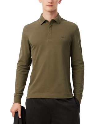 Click here for Lacoste Long Sleeve Ribbed Collar Polo Shirt prices