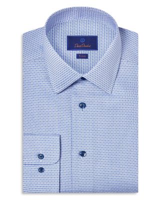 Click here for David Donahue Slim Fit Printed Dobby Dress Shirt prices