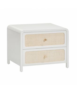 Click here for Tov Furniture Patty Rattan 2 Drawer Nightstand prices