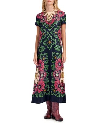 Click here for La Doublej Swing Dress Bounty Placee Red prices