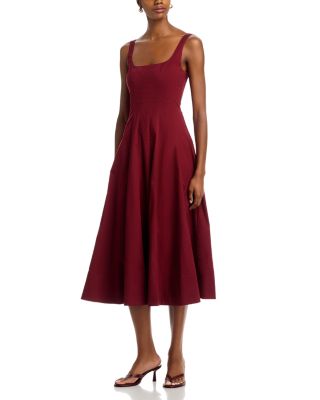 Click here for Staud Wells Midi Dress prices