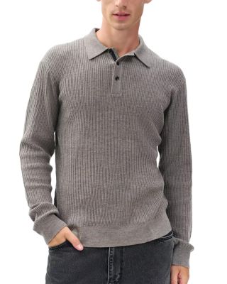 Click here for rag & bone Crawford Wool & Cashmere Blend Polo Swe... prices